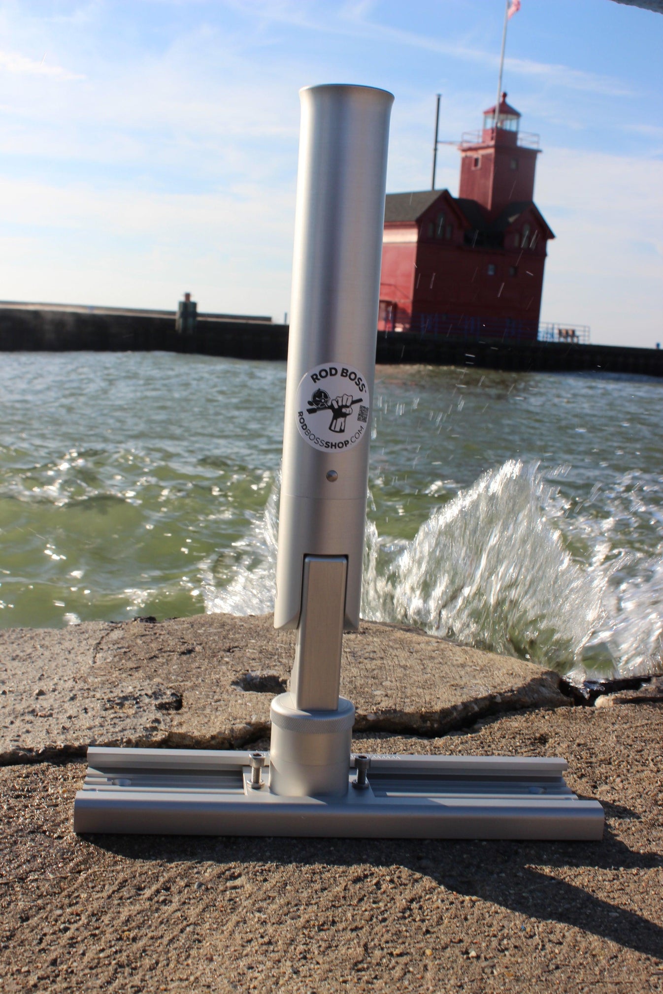 The Rod Boss™ Single Dual Axis Ratcheting Rod Holder – Rod Boss Shop