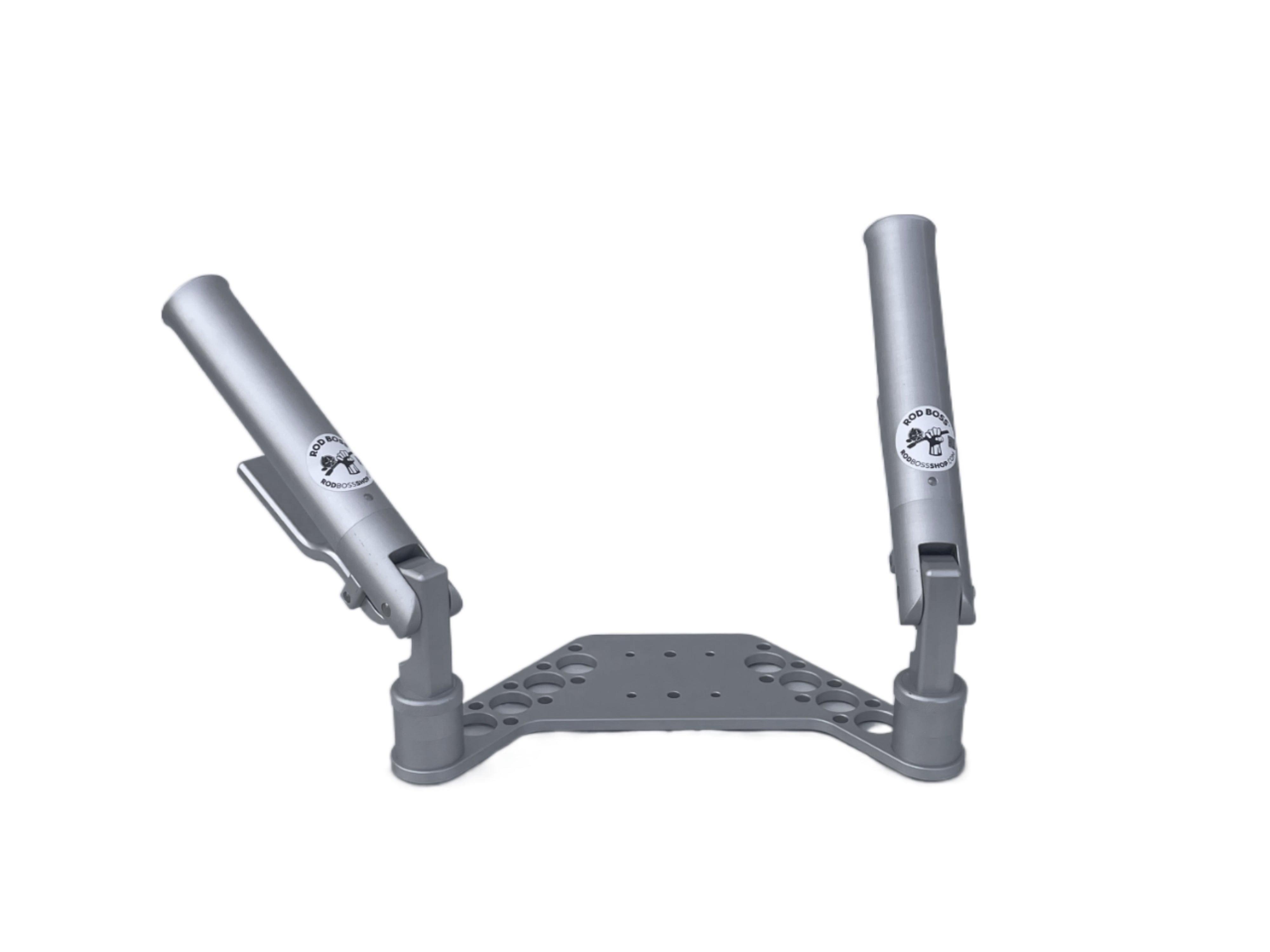 The Rod Boss™ Double Ratcheting Fishing Rod Holder with Rotation and ...